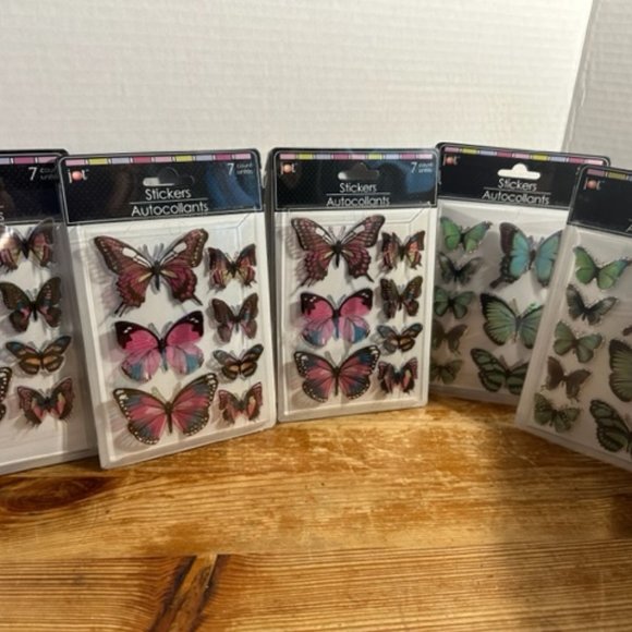 Party Supplies | 5 Packs Of Popup Dimensional Butterflies Fall Colors ...